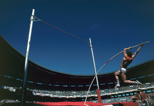 Sergei Bubka, Pole Vault Gold Medalist | Neil Leifer Photography