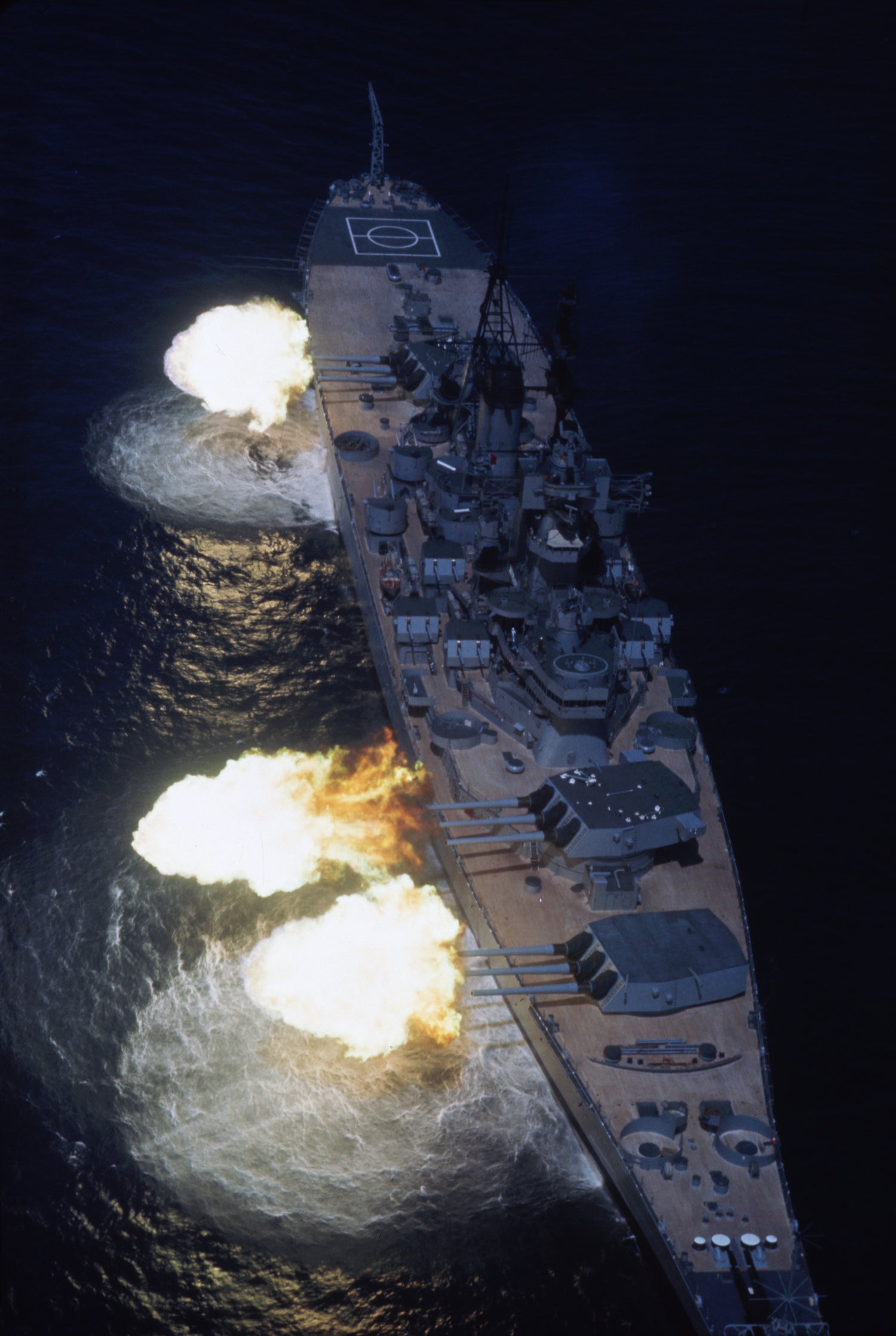 Battleship New Jersey, Gun Salvo | Neil Leifer Photography
