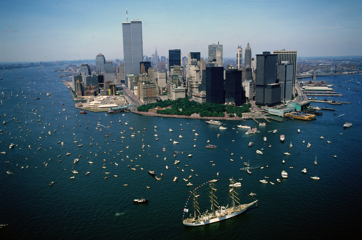 OpSail (View of Southern Tip of Manhattan) | Neil Leifer Photography