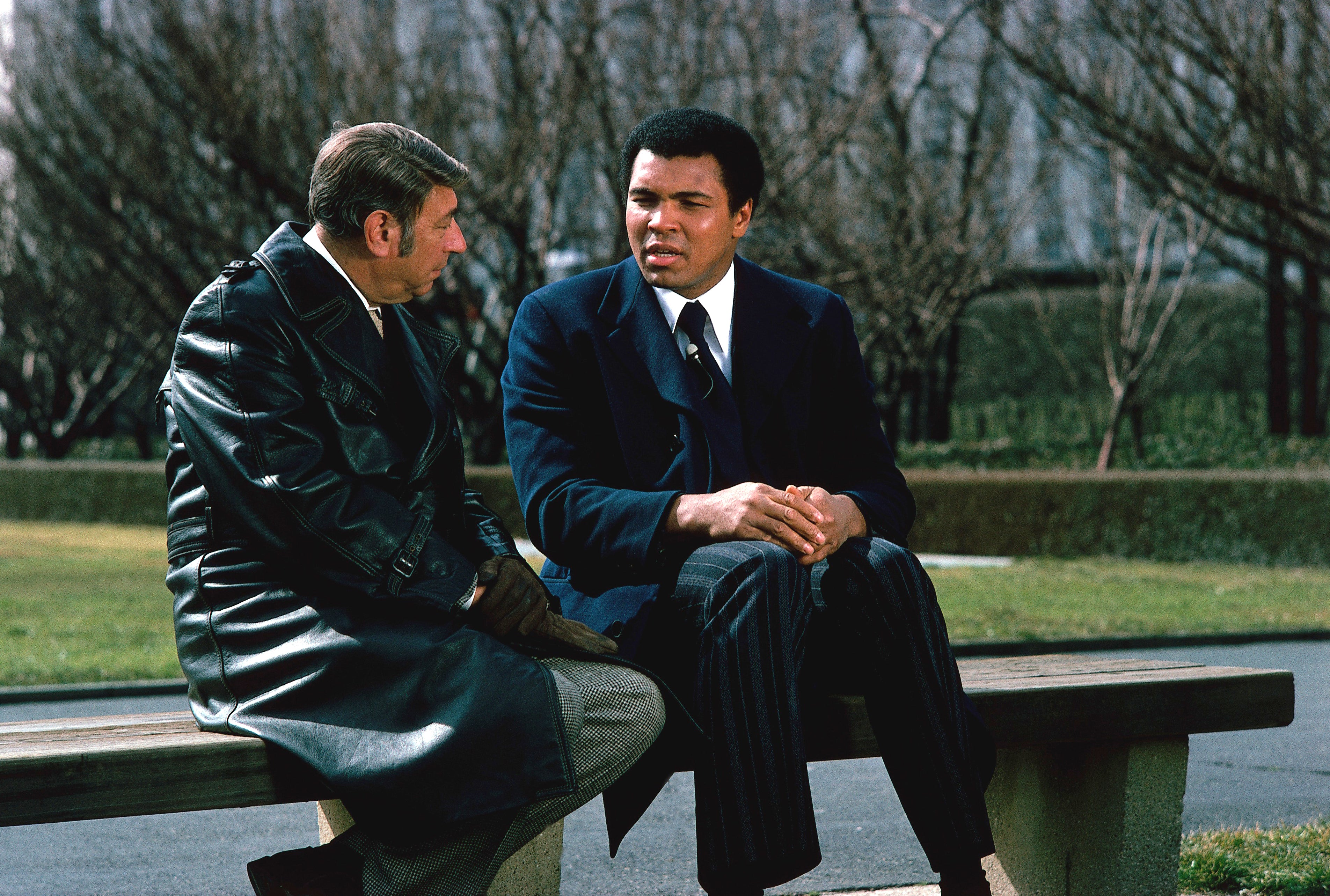 Muhammad Ali and Howard Cosell at UN | Neil Leifer Photography