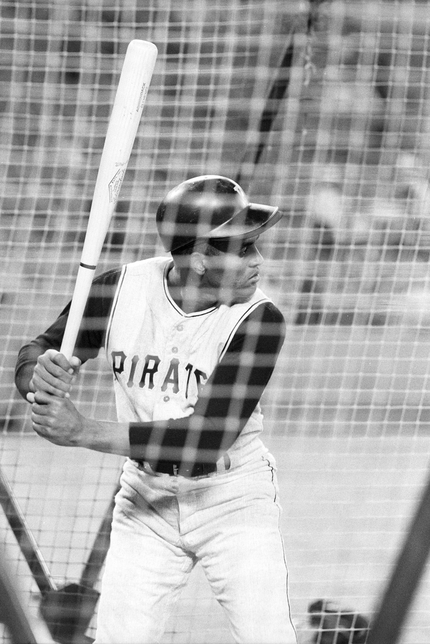 Roberto Clemente in Batting Cage | Neil Leifer Photography