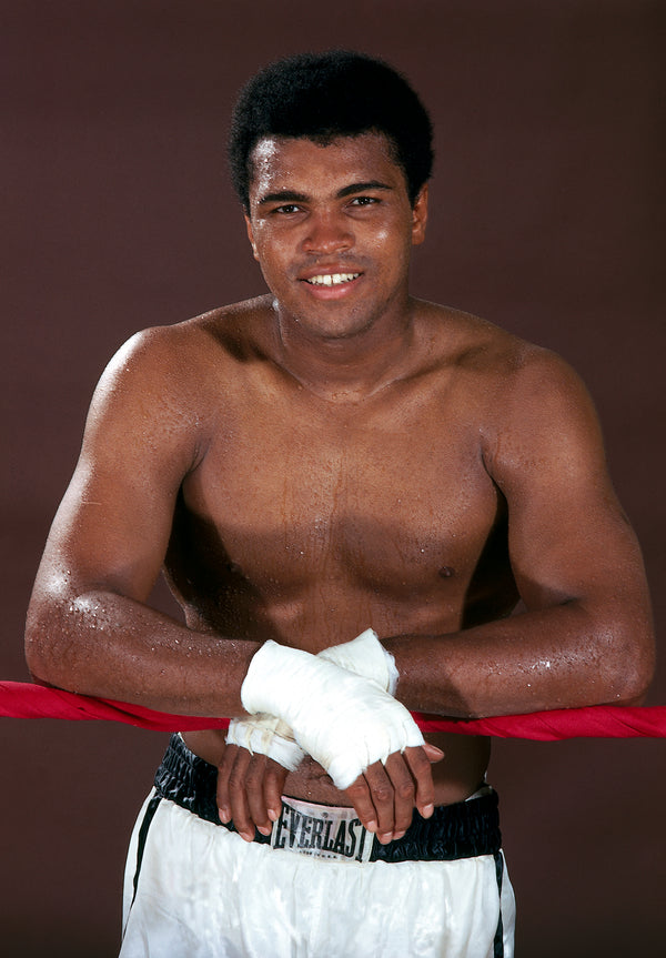 Muhammad Ali Posing on the Ropes | Neil Leifer Photography